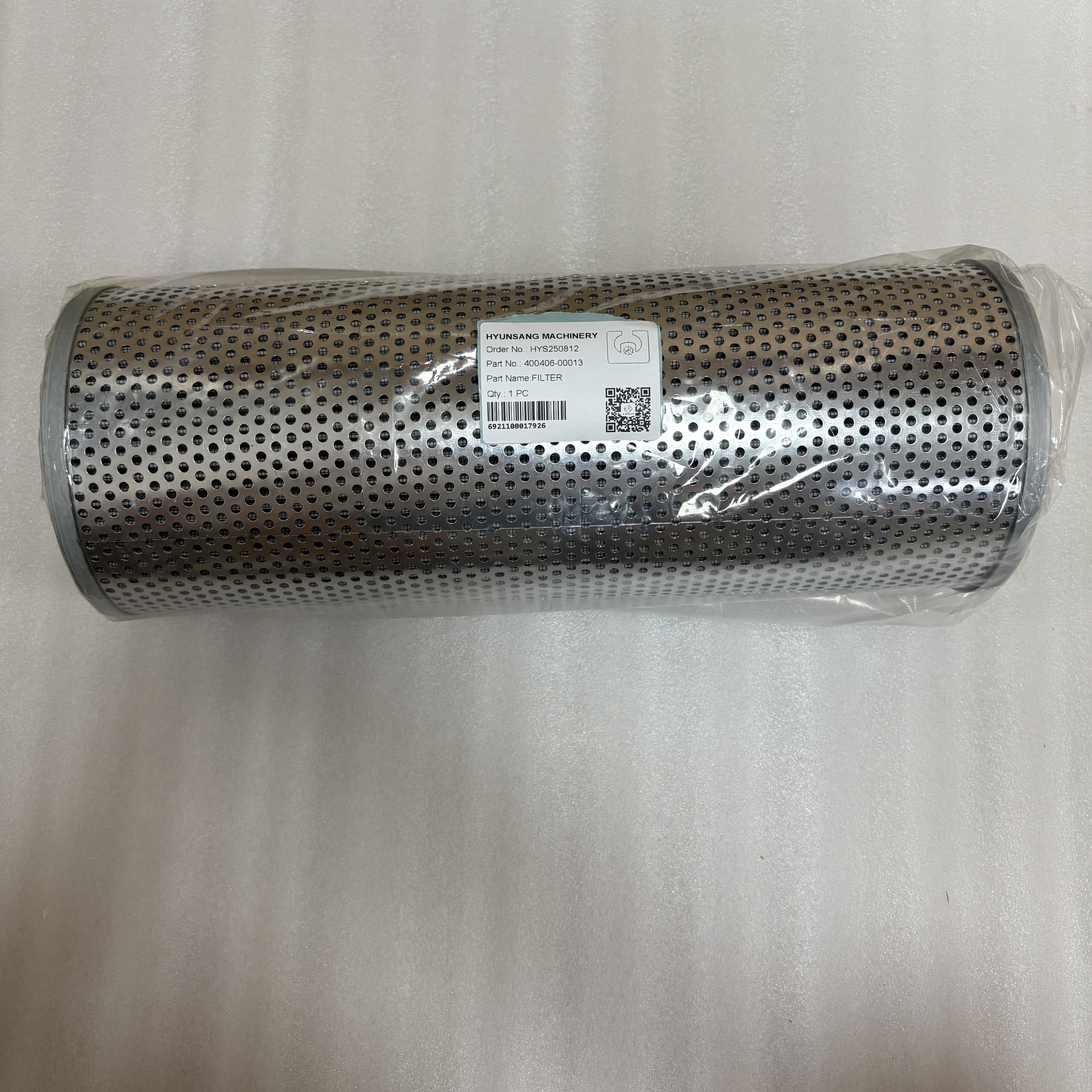 발굴기 부품 필터 400406-00013 Doosan SD300 휠 로더